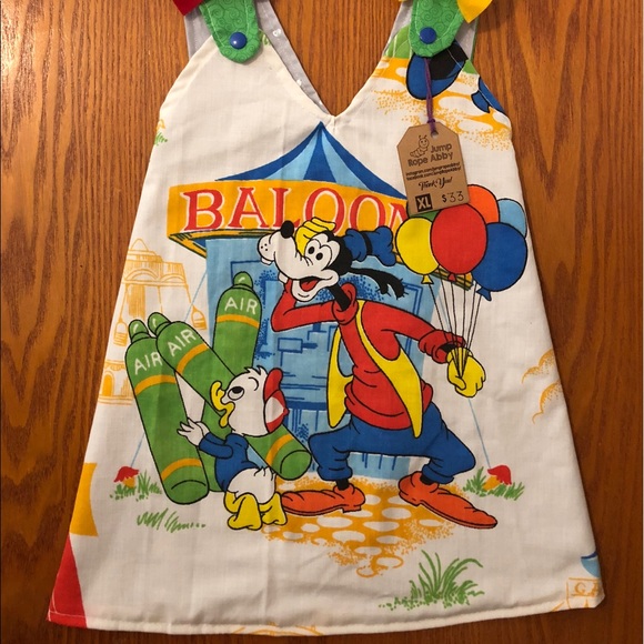 jump rope abby | Shirts & Tops | Vintage Disneys Goofy Pinafore | Poshmark